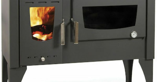 THERMIKI ATS ΒΕΡΓΙΝΑ ΧΑΛΥΒΔΙΝΗ ΞΥΛΟΣΟΜΠΑ ΜΕ ΦΟΥΡΝΟ 10.4kW ΜΑΥΡΗ